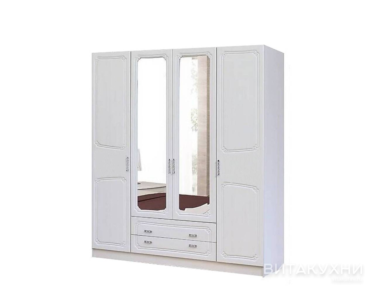 Шкаф распашной Тиффани-4 – 51290 ₽, доставка по Москве бесплатно, цвета ...